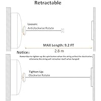Amazon.com: BESy Retractable Clothesline SUS304 Stainless Steel Clothes ...