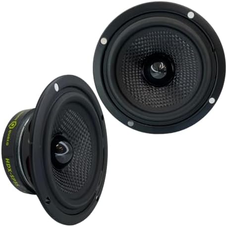 Soundqubed HDX Series 6.5" Midrange Speakers Premium Audio High Output ...