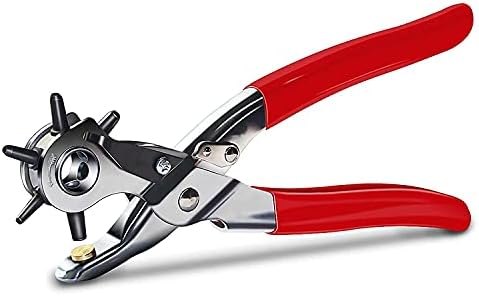 JTD HUB Heavy Duty Revolving Punch Plier Kit Punch Hole Tool including ...