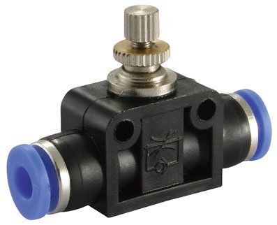 12mm Push in Flow Control Valve Uni Directional Plastic Body (b126 ...