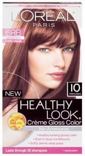 Amazon.com: L'Oreal Healthy Look Creme Gloss Hair Color, 1 Rich Black ...