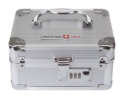 Medication Carrying Case_Small/Silver Health Beauty Health Care ...