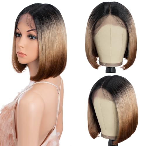 Style Icon Bob Wig Lace Front Wigs for Black Women Straight Synthetic ...