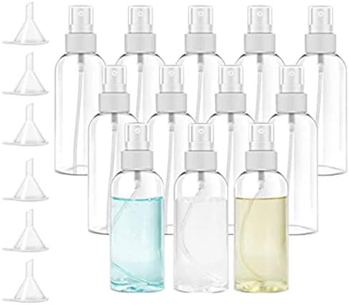 Amazon.com: HAALII Small Spray Bottle, Spray Bottles, Clear Empty Fine Mist Plastic Mini Travel ...