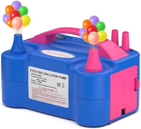 Amazon.com: Prextex Portable Balloon Pump Powerful Electric Air Blower ...