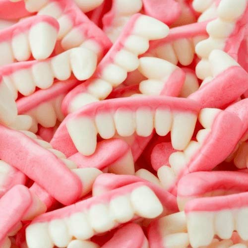 Amazon.com : Huer Gummy Teeth Fangs Candy, 1kg/2.2lbs., (Imported from ...