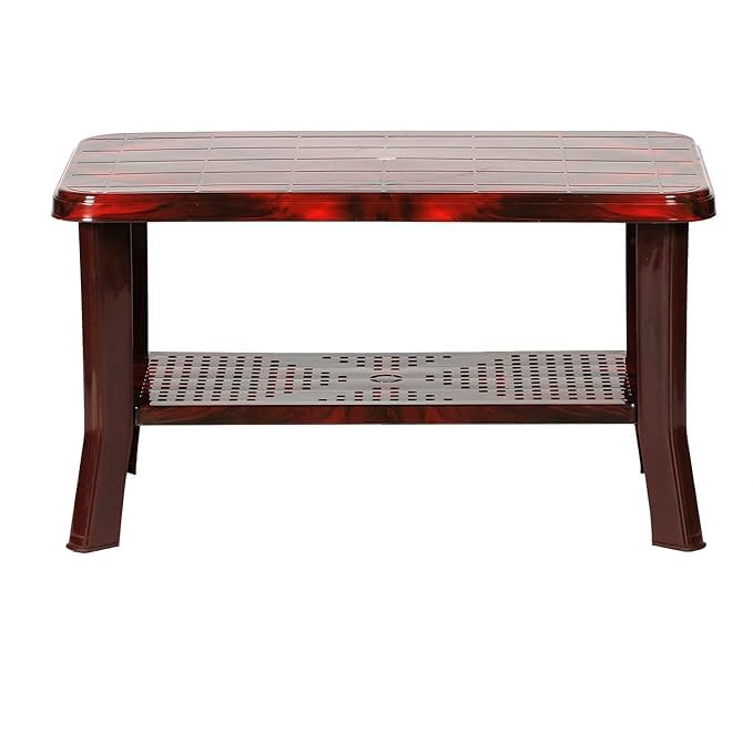 EMAZON Plastic Centre Table/Coffee Table (Brown) : Amazon.in: Home ...