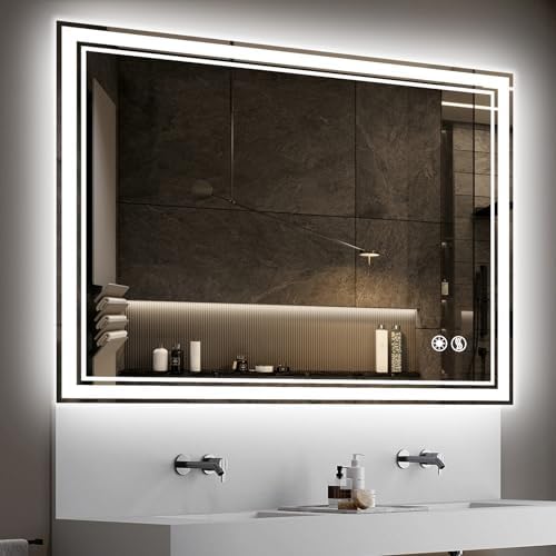 Amazon.com: RICHTOP Led Bathroom Mirror with Lights 32" Anti Fog Smart ...