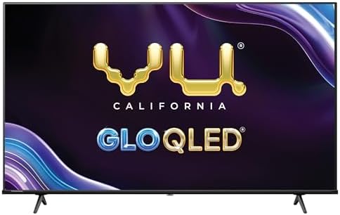 Vu 126cm (50 inches) GloQLED Series 4K QLED Smart Google TV 50QLED25 ...