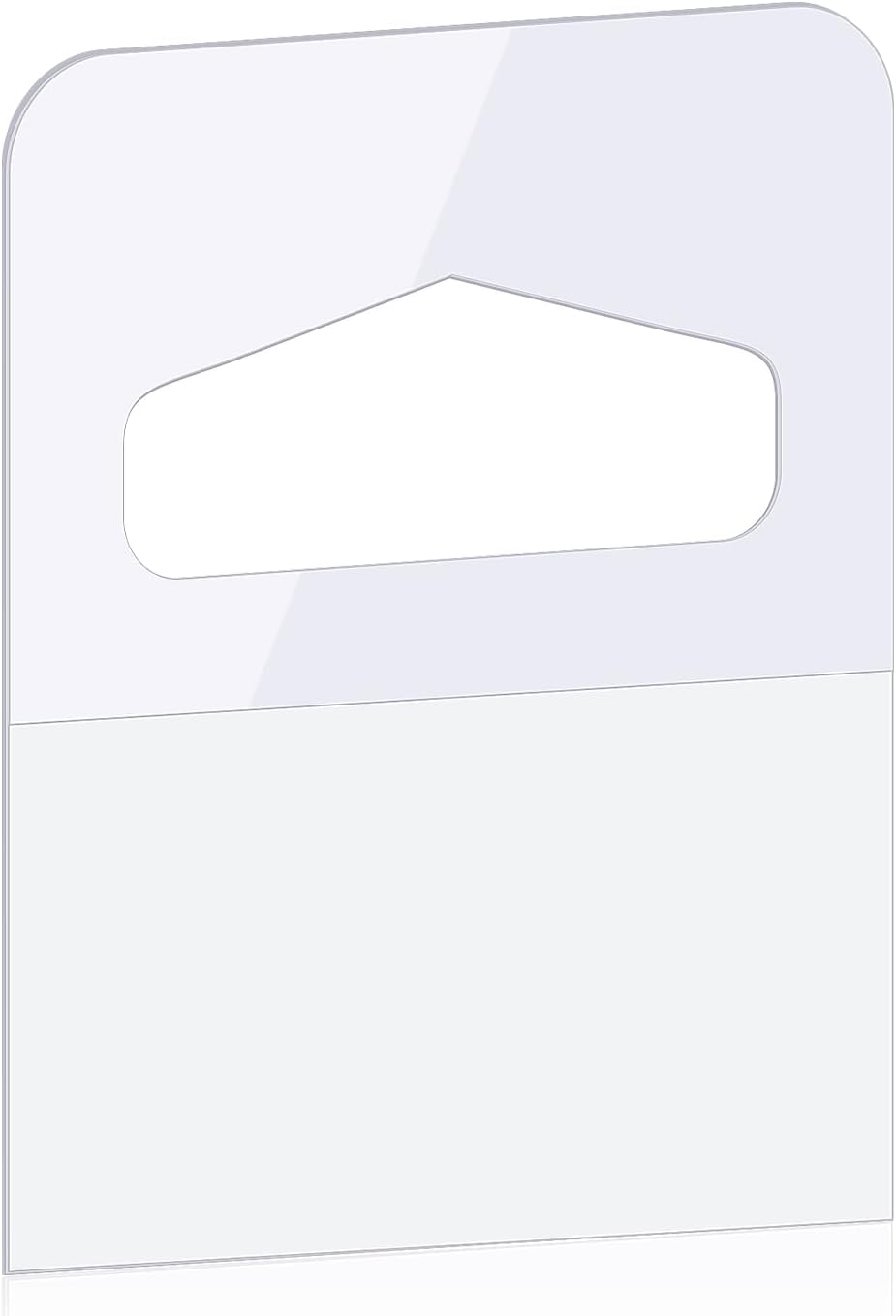 Amazon.com : 400 Pcs Hang Tags Clear Self Adhesive Hang Tabs, Plastic ...