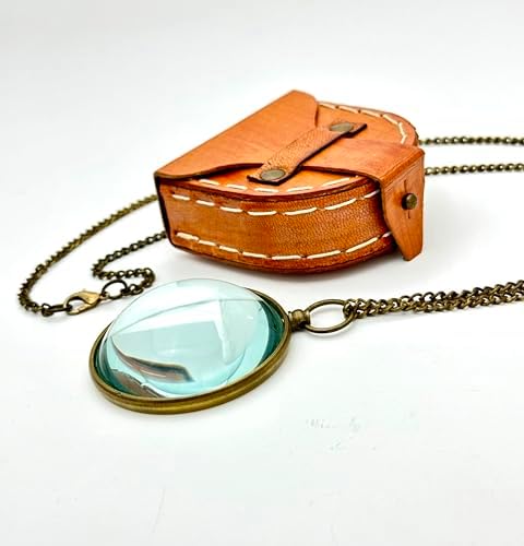 Amazon.com: Mini Magnifying Glass 20X Folding Pocket Magnifier with ...