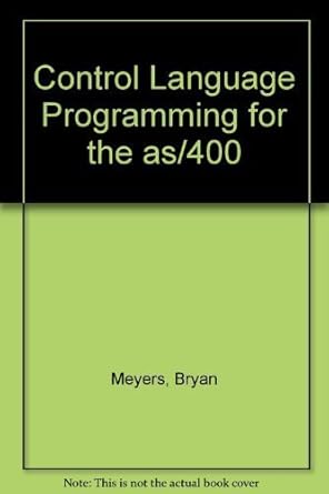 Control Language Programming for the As/400: 9781882419043: Computer ...