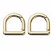 Amazon.com: 2pcs Semicircle Metal Spring Key Ring,Spring Snap Hooks ...