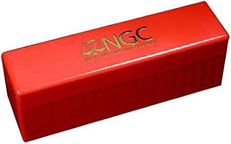 Amazon.com: NGC Plastic Storage Box for 20 Slab Coin Holders Red ...