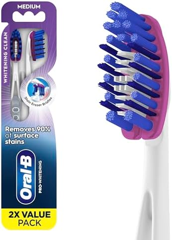 Amazon.com : Oral-B 3D White Deep Stain Remover toothbrushes, 2 count ...