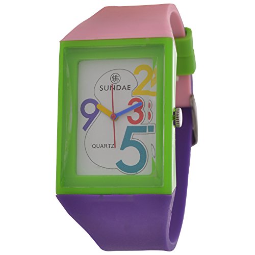 Sundae Fusion Analogue White Dial Watch- 1318 : Amazon.in