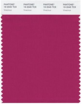 Pantone 19-2045 TCX Smart Color Swatch Card, Vivacious Color: Vivacious ...
