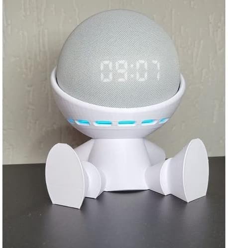 Suporte Para Echo Dot 4 e 5 Alexa Robo Sentado COR:BRANCO : Amazon.com ...
