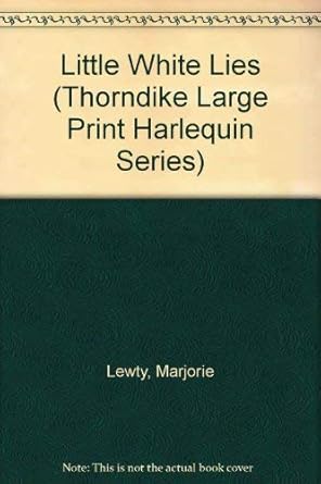 Amazon.com: Little White Lies: 9780263135893: Lewty, Marjorie: Books