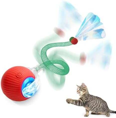 Cat Toys for Indoor Cats Interactive Cat Toy Speedy Tail Automatic ...