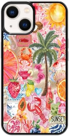 Amazon.com: qizjio Collage Phone Case Shockproof Protective Cute Summer ...