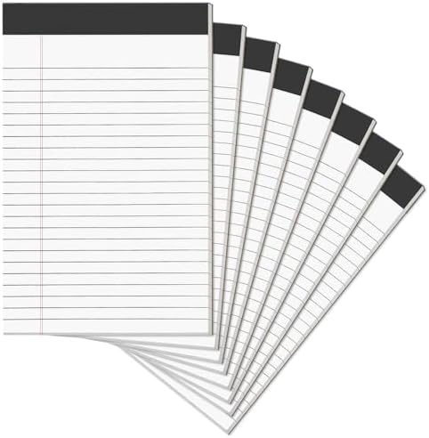 Amazon.com : Dynta Legal Note Pads 5x8 Small Notepad Bulk, 14 Packs ...