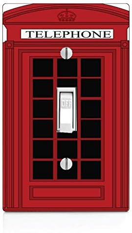 Decorative Popular Red British Phone Box Design Print Image Plastic ...