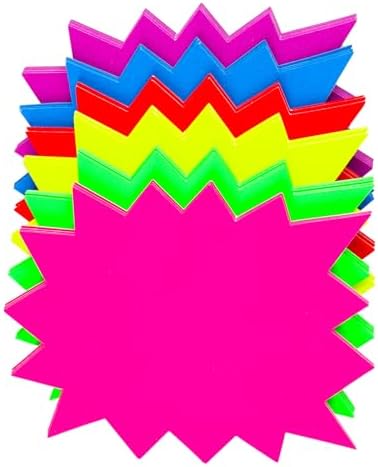 Haakong Burst Star Cutouts Signs for Retail Sale Fluorescent Neon Signs ...