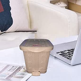 S.S.B Small Table Dustbin Desktop Dustbin with Attached lid Dustbin for ...