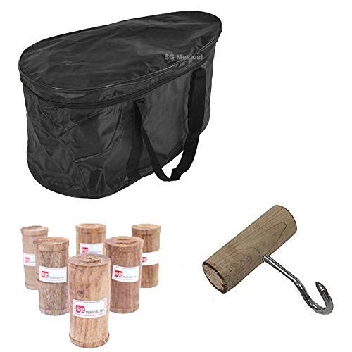 SG Musical - 1 Tabla Bag, 1 Tabla Hook, 6 Tabla Dayan Gatta Combo ...