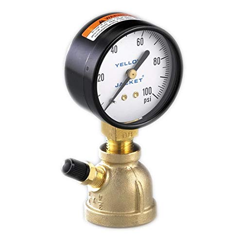 Yellow Jacket 78090 2" Gas Test unit 0-100 lb. gauge 3/4" pipe ...