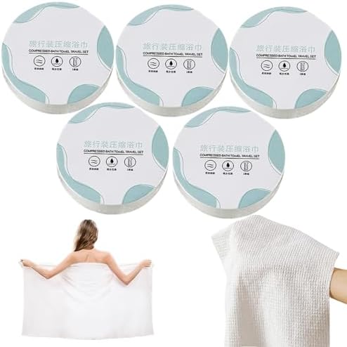 Amazon.com: Yanyole 5 Pcs Disposable White Cotton Bath Towels, 42 x 27 inches, 350 gsm, Casual