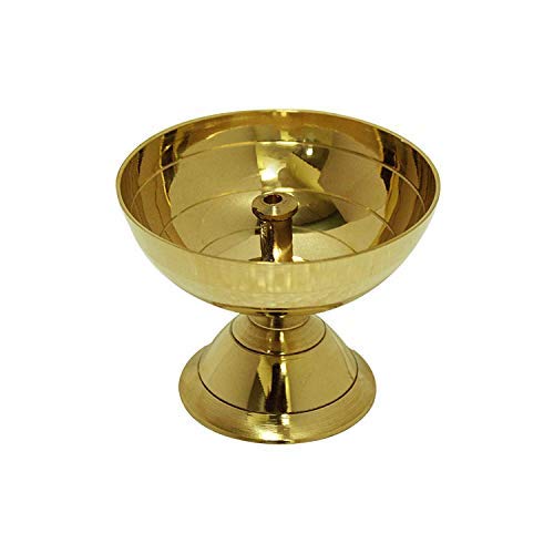 Buy Brass PYALI DEEP/Traditional PUJA Diya/Pooja Oil LAMP/AKHAND DEEP ...