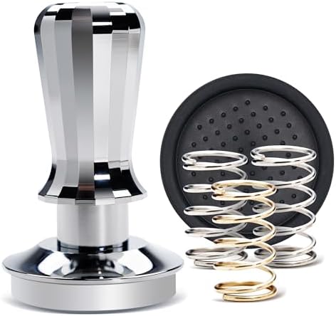 Amazon.com: BiuBox 53.3mm Espresso Tamper, Spring Loaded Coffee Tamper ...