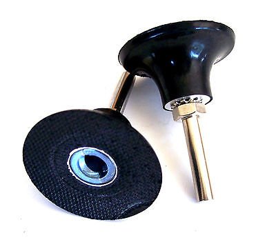 2 Goliath Industrial 2" Type R Disc Holder Roloc Mandrels Roll Lock On ...