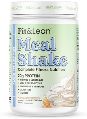 Amazon.com: Fit & Lean Meal Shake, Fat Burning Meal Replacement ...