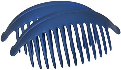 Amazon.com : France Luxe Belle Larger Interlocking Comb, Matte Navy ...