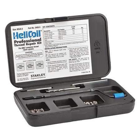 Helicoil, 5403-3, Thread Repair Kit, 304 SS, M3X0.5, 36 Pcs: Amazon.com ...