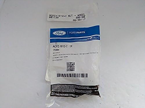 Genuine Ford Parts - Wheel Nut (ACPZ-1012-C) Instruction Manual