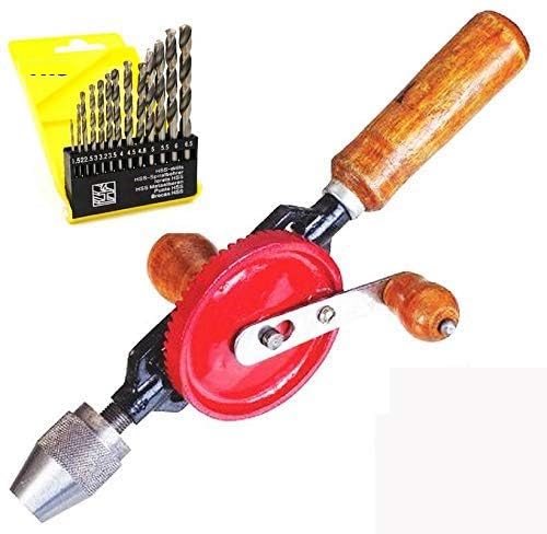 Hukums Hand Drill Machine for Home Use & 13Pcs Drill Bit Set : Amazon ...