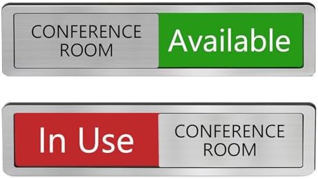 Amazon.com : Office Sliding Door Signs Do Not Disturb, In Use/Available ...