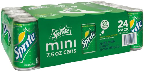 Sprite Mini-Cans, 7.5 fl oz (Pack of 24) | WantItAll
