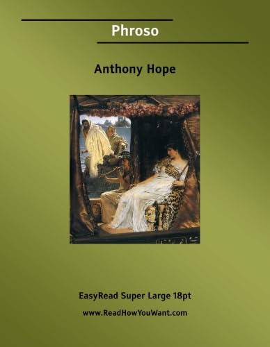 Phroso: [EasyRead Super Large 18pt Edition]: Hope, Anthony ...