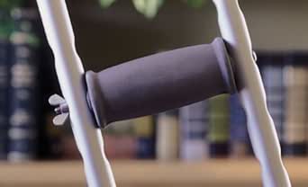 Amazon.com: Medline G00015 Guardian/Red-Dot Crutch Hand Grip, Gray ...