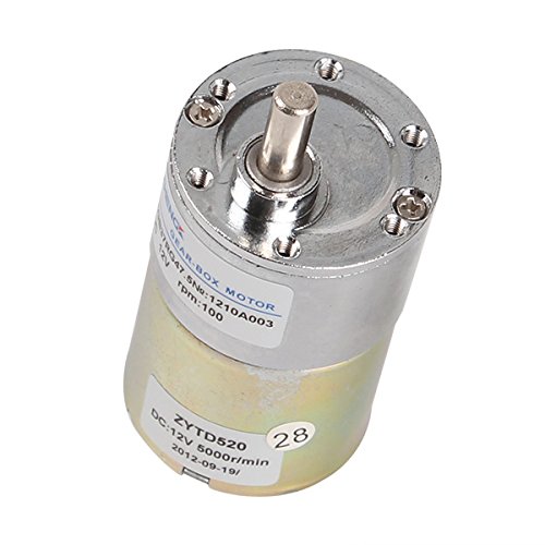 Amazon.com: 12V DC 105 RPM High Torque Gear-Box Speed Control Electric ...