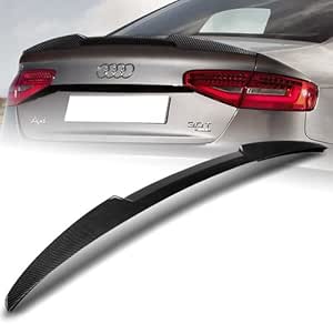 Amazon.com: HK5 W-Power ABS Plastic V-Style Rear Trunk Lid Spoiler Wing ...