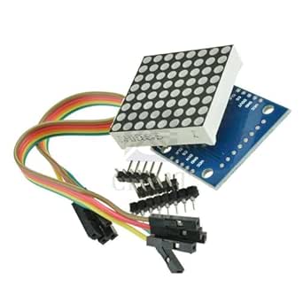 MAX7219 8x8 LED Dot Matrix Module Common Cathode MCU Control LED ...