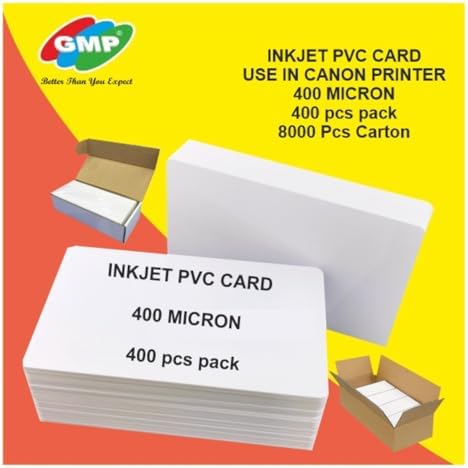 PVC softcard Plus | PVC card For any inkjet printer | 54mm X 86mm plus ...