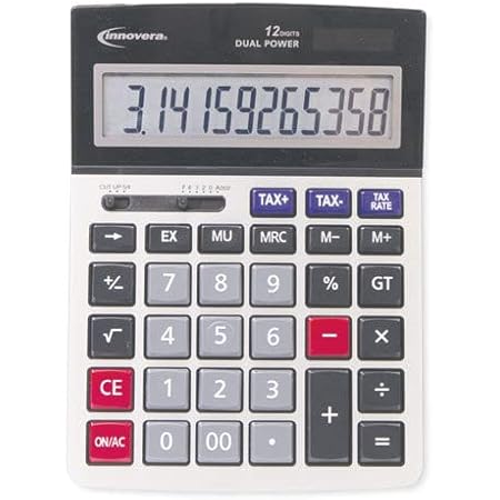 Amazon.com : Innovera 15927 Portable Minidesk Calculator, 8-Digit LCD ...