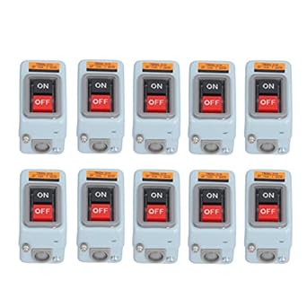 3 Phase On Off Switch, 10pcs 380V 3 Phase OnOff Switch, 10A Motor ...